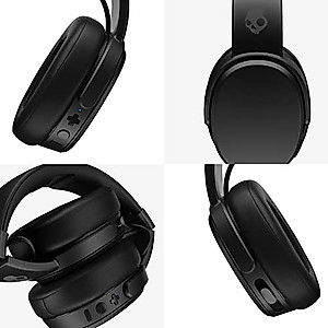 Skullcandy Crusher Wireless Over-Ear Bluetooth Headphones for iPhone and Android with Microphone / 40 Hours Battery Life / Extra Bass Tech / Great for Music, School, Workouts, and Gaming - Olive Green