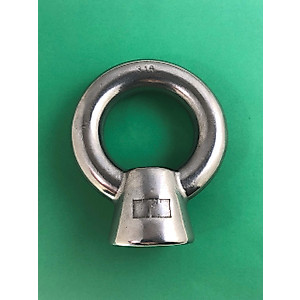 US STAINLESS Stainless Steel 316 Lifting Eye Nut 1" UNC Marine Grade Pitch of 8