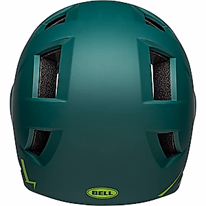 Bell Drop Youth BMX Bike and Skate Helmet, Green