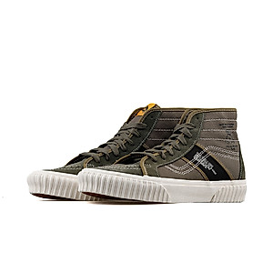 Vans SK8-Hi Gym Issue Unisex Shoes Mens 11/ Womens 12.5, Color: Olive/White
