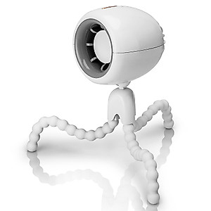 SWTOIPIG Stroller Fan, Portable Bladeless Fan, ​Mini Handheld Fan with Tripod, Clip on Fan, 3 Speeds Rechargeable Operated Fan for Stroller, Car Seat, Crib, Phone Holder and Desktop