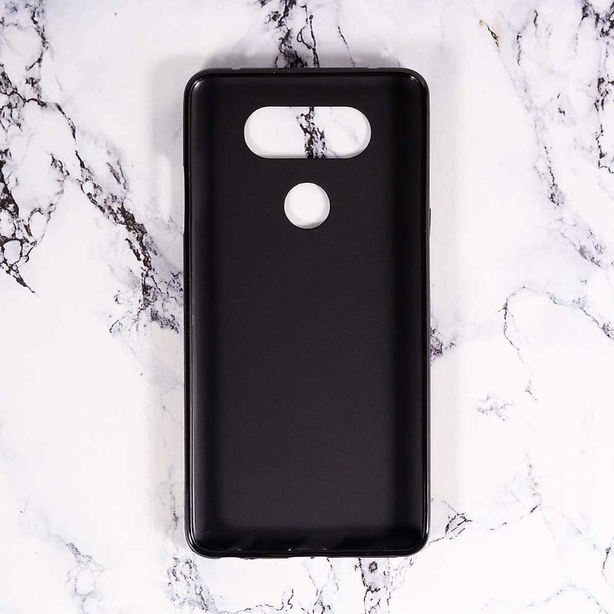 Shantime LG V20 H990DS Case, Scratch Resistant Soft TPU Back Cover Shockproof Silicone Gel Rubber Bumper Anti-Fingerprints Full-Body Protective Case Cover for LG V20 H990DS (Black)