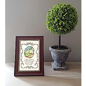 Classic Winnie Wall Decor Pooh Quotes Prints Pattern B, 5x7 Inch Adorable For Baby Shower Decorations Birthday Favors Centerpiece For Tables