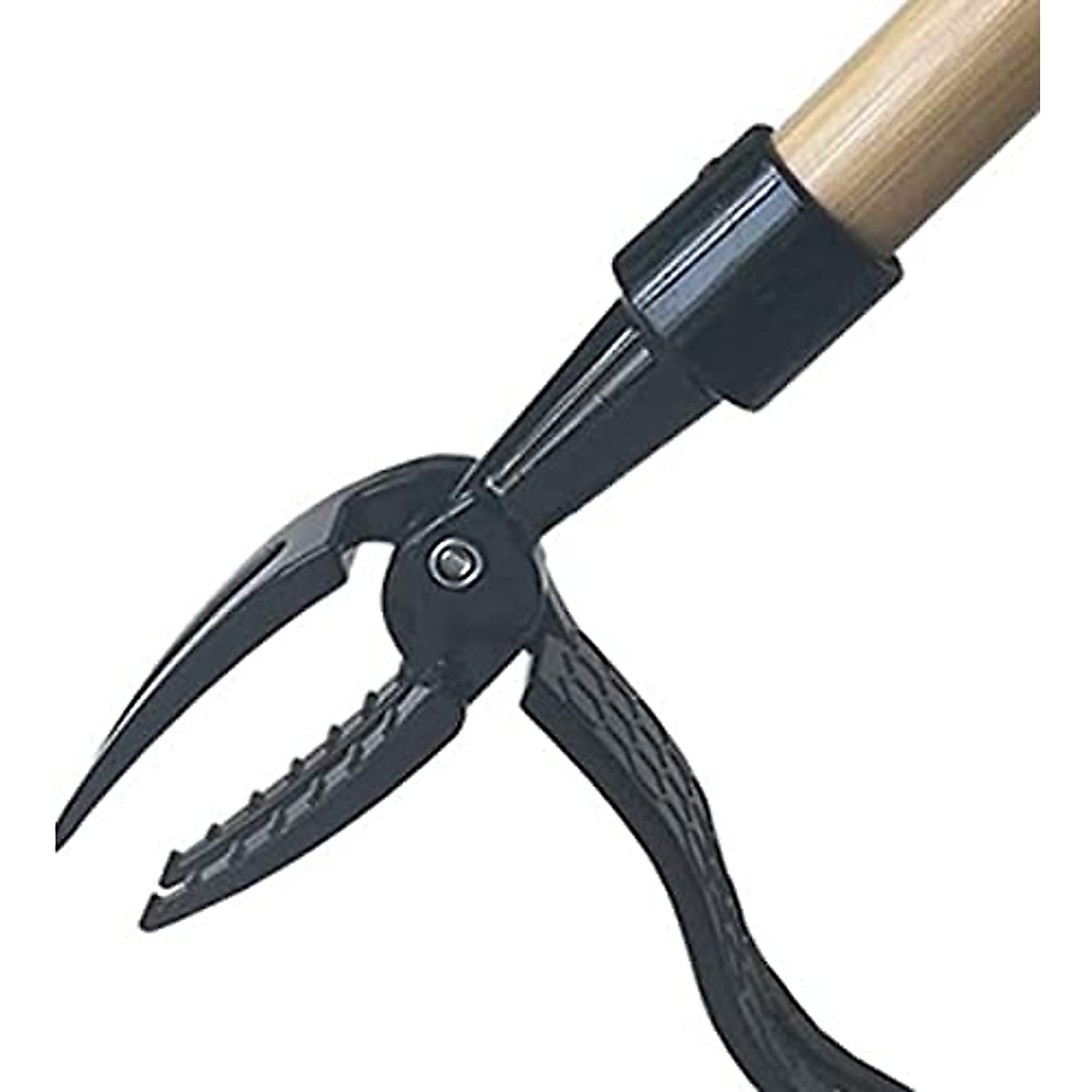 Stand Up Weeder Manual Weed Remover Weed Puller Tool with Foot Plate for Removing Weeds -Black Aluminum Lever Head Weed Puller Garden Weeder Root Remover Tool