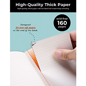 AISBUGUR Pocket Notebook Small Notebook 2-Pack, 3.5" x 5.5" Pocket Notebooks Hardcover with Thick Lined Paper, Inner Pockets, Cover Letter Embossing Design Mini Journal Notepad 1Black 1Brown Leather