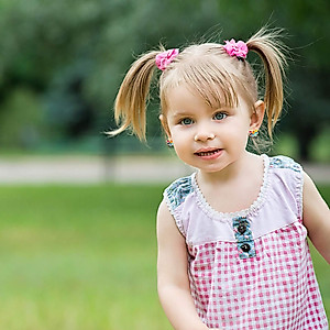 NEWITIN 40 Pairs Colorful Cute Stud Hypoallergenic Earrings Stainless Steel Earrings for Girls and Women