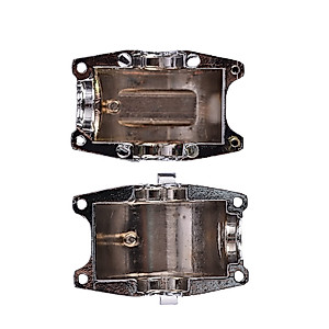 kingsea RC Aluminum Front Rear Gear Box Differential Housing Compatible with WLtoys 1/18 RC Car A949 A959 A969 A979 K929 Model Car Replacement(Silver)