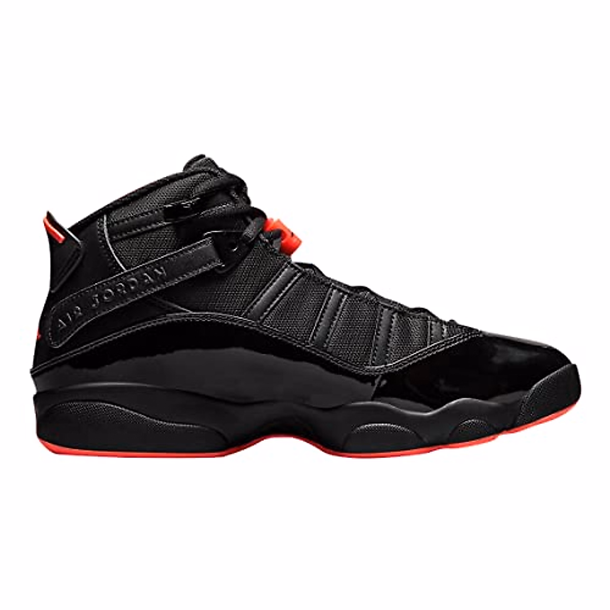 Jordan Men's 6 Rings Black/Infrared 23-Black (322992 066) - 10.5