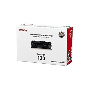 Canon Genuine Toner Cartridge 120 Black (2617B001), 1 Pack for Canon imageCLASS D1120, D1150, D1170, D1180, D1320, D1350, D1370, D1520, D1550 Laser Printer