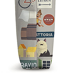 Disney Pixar Luca Italia Land Icons Tote Bag