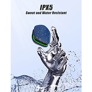 ZBC Earbuds Wireless Bluetooth in-Ear Headphones with 4 Microphones ENC Noise Cancelling Clear Calls Wireless Ear Buds 30H Playback IPX5 Waterproof Sports Stereo Earphones for iPhone Android (Blue)