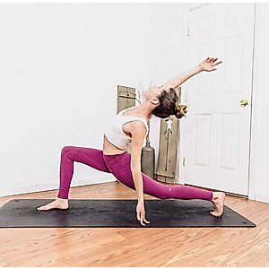 Premium Clever Yoga Mat - Extra Safe Non Slip Yoga Mat Suitable For All Yoga Types - Workout Mat For Home Or On The Go - Includes Our Perfect Fit Mat Bag - Gray