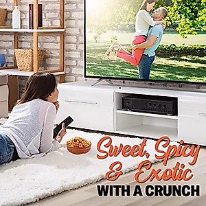 Sweet & Spicy Snack Mix - 7 oz Individually Wrapped Snack Bags - 6 Pack Bulk Snacks - Contains Peanuts - Trail Mix Individual Snacks for Adults - Party Mix & Pub Mix of Savory Hot Crunchy Salty Snacks