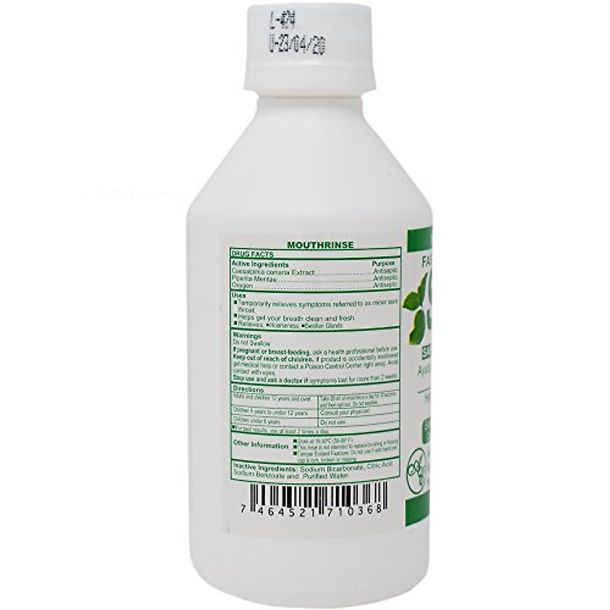 Septicon Natural Product - Mint Flavor 8fl Oz