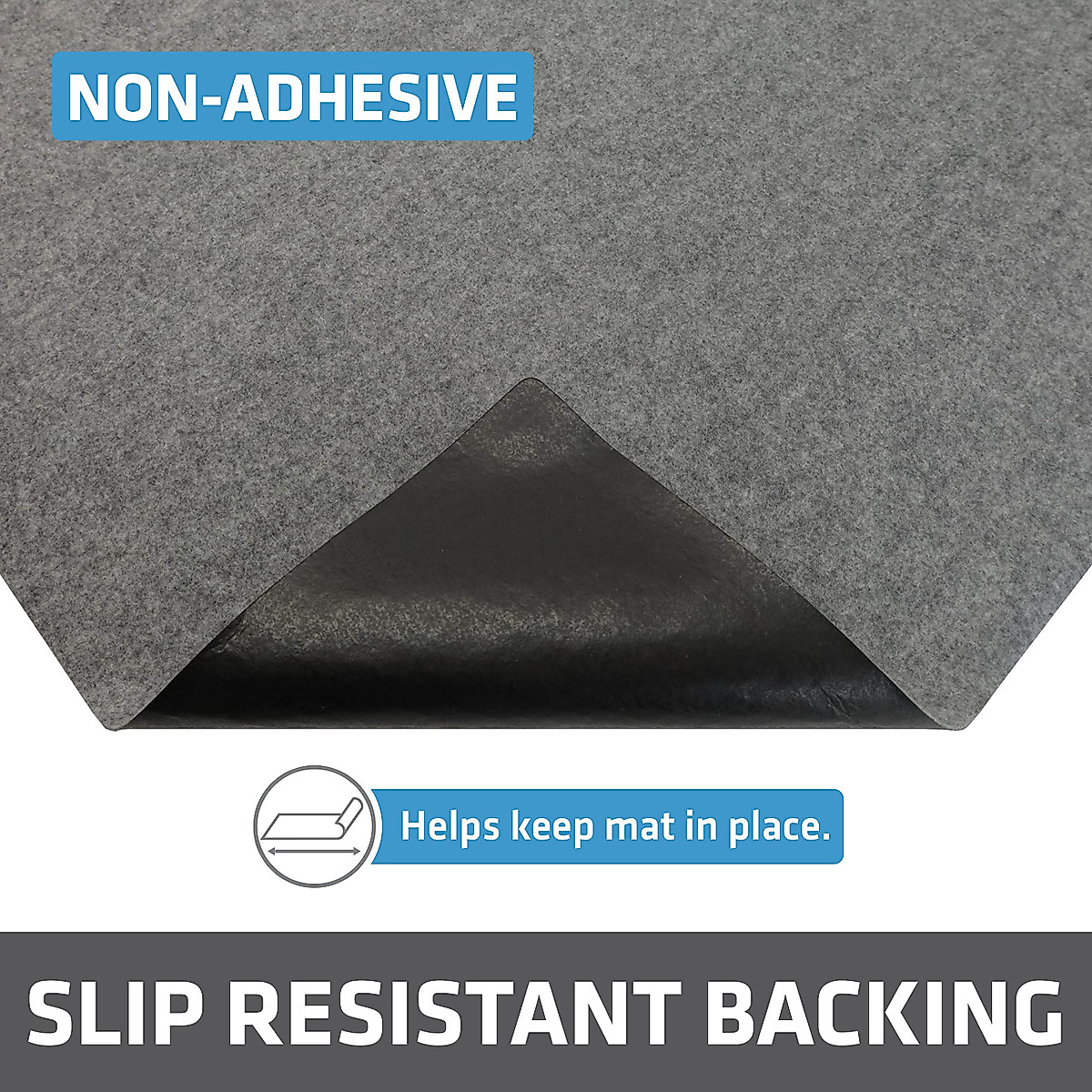 Drymate Premium XL Under Sink Mat, Waterproof Cabinet Protection Mats for Kitchen & Bathroom, Absorbent Shelf Liners, Slip-Resistant, Non-Adhesive, Machine Washable (USA Made)(24”x59”)(Light Grey)