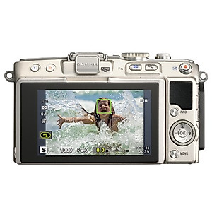 Olympus E-PL5 Mirrorless Digital Camera with 14-42mm Lens, Silver