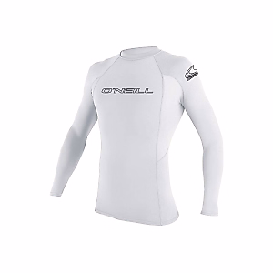 O'NEILL Basic Skins L/S Crew White M (5'9"-5'11", 150-170 lbs)