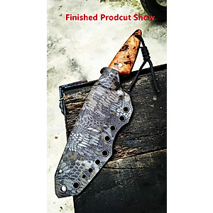 Aibote Camouflage Infused KYDEX Thermoform Sheet Knife DIY Kits Material Tool for Knvies Holster Sheath Making (11.8" x 11.8" x 0.08",Jungle)