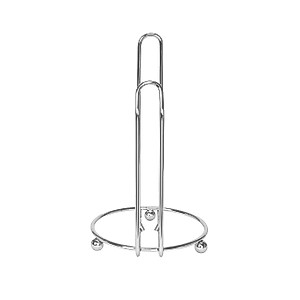 Spectrum Diversified Pantry Works Deluxe Paper Towel Holder Roll Dispenser Stand for Kitchen Countertop & Dining Room Table, Chrome