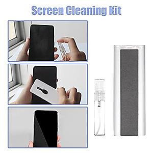 7-in-1 Electronics Cleaner Kit for Laptop Keyboard Airpods Pro MacBook Earbuds, Multi-Function Cleaning Kit for Keyboard Laptop Phone MacBook Computer PC Ear Bud Tablet Earphones iPod iPhone - Black