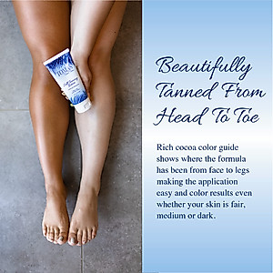 Toma's Total Tan Self-Tanning Lotion Instant Self Tanner - Whole Body Natural Looking Golden Bronze - Non-Sticky Streak-Free Application for Women & Men - Paraben-Free, Cruelty-Free - 6 oz