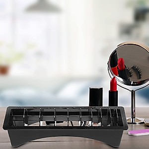 Clipper Guard Tray Plastic Blades Organizer Barber Guide Comb Storage Box Clipper Holder Hair Tools Organizer Table Storage Tray For Hair Clipper Comb 2Pcs Guide Comb Storage Case