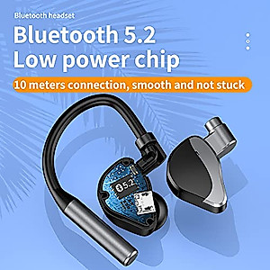 LILAJO Single Touch-Control Wireless Bluetooth TWS-Headphones - Headset 5.2 Wireless Car Driving in Ear Earbuds - 14 Days Standby Time Ipx5 Waterproof