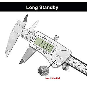 NORTOOLS Digital Caliper 150mm/ 6” Stainless Steel IP54 Waterproof Electronic Micrometer Caliper Measuring Tool with Large LCD Display