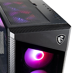 MPG Velox by MSI Gaming Desktop (NVIDIA GeForce RTX 3080 (~ 4070), Intel 8-Core i7-11700F Processor, 32GB DDR4 RAM, 512GB NVMe SSD + 3TB HDD, Windows 11 Home) Gamer PC Computer