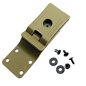 MEELYHOME K Sheath Waist Clip KYDEX Making Scabbard Clip K Sheath Accessories Carry KYDEX Sheath Tool Waist Clip with Screws Sheath Waist, Green