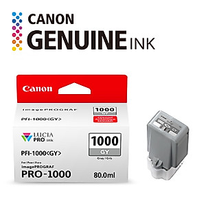 CanonInk Lucia PRO PFI-1000 Gray Individual Ink Tank