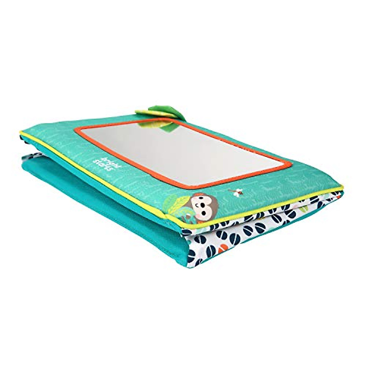 Bright Starts Sit and See Safari Floor Mirror Tummy Time Activity Toy, Ages Newborn +