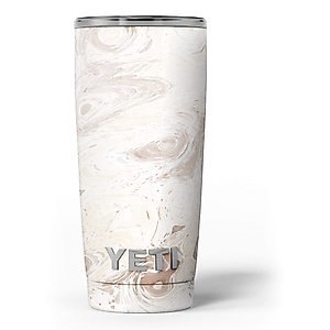 Design Skinz Slate Marble Surface V33 - Skin Decal Vinyl Wrap Kit Compatible with The Yeti Rambler Cooler Tumbler Cups