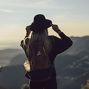 Gossifan Classic Womens Western Cowboy Cowgirl Hats with Wide Belt Coffee