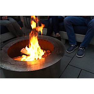 Lava Rocks for Fire Pit - 10 Pound Bag, Gas Fire Pit, Outdoor Fireplace, Fire Bowl, Mini Fire Pit - Fire Pit Rocks, Lava Rock for Mini Firepit, Gas Fireplace Rocks, Fire Table Rocks - Blaze (Black)