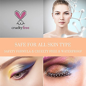 DUER LIKA Professional Makeup Kit for Women with Mirror 120 Colors Cosmetic Makeup Gift Set Combination with Eyeshadow Facial Blusher Eyebrow Powder Face Concealer Powder Eyeliner Pencil MU28