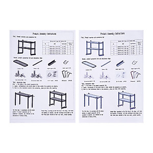 Rosyouth 2 Tier Stainless Steel Shelving, Adjustable Storage Shelf Metal Storage Rack, 12" x 36" Multipurpose Metal Storage Utility Rack Shelf for Laundry Garage Bathroom Pantry Closet Office