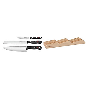 Wüsthof Gourmet 3-Piece Chef's Knife Set & 7-Slot In Drawer Knife Storage