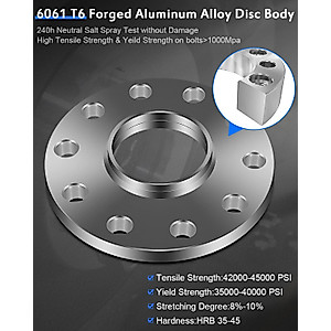 ECCPP 2PCS 5 Lug Wheel Spacers 15mm 5x130mm to 5x130mm for 2010-2016 for Cayenne for Boxster for Cayman for Panamera 1999-2015 for 911