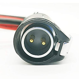 AYECEHI 10AWG 2 Pin Power Industrial Circular Connector to Solar Cable Adapter for Solar Panel Suitcase and More (1.3ft/40cm)