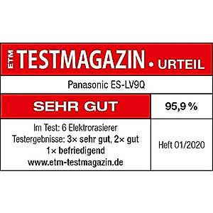 Panasonic ES-LV9Q Wet and Dry Shaver with Charging Stand