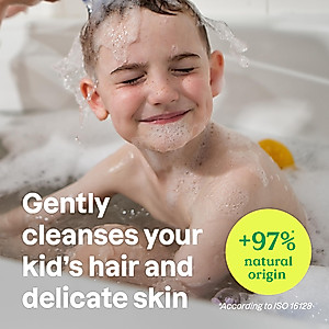 ATTITUDE Shampoo and Body Wash for Kids, EWG Verified, Dermatologically Tested, Plant- and Mineral-Based Ingredients, Vegan and Cruelty-Free, Watermelon and Coco, 16 Fl Oz