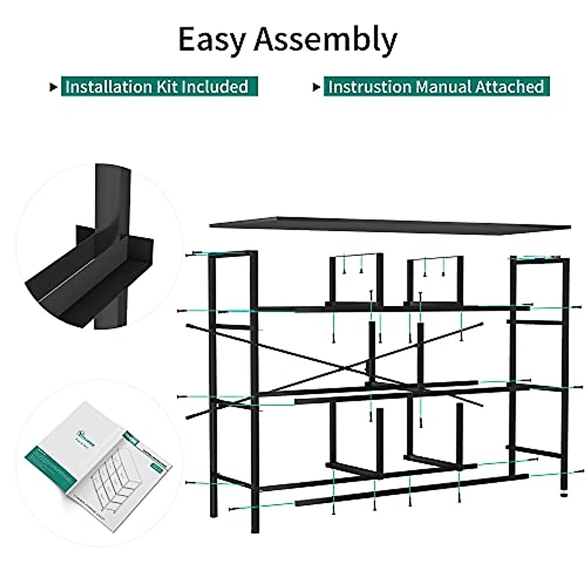 YITAHOME 8-Drawer Storage Tower, Fabric Dresser - Organizer Unit for Bedroom, Living Room, Hallway, Closets & Nursery - Sturdy Steel Frame, Wooden Top & Easy Pull Suede Bins