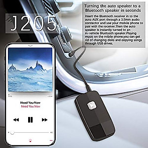 iDIGMALL Advanced Bluetooth 5.3 Receiver for Home Stereo HIFI Music Streaming, Mini Wireless Audio Adapter for Car Speaker with 3.5mm RCA Aux Jack, 20 Hours Playtime, Easy to Slide ON/OFF, Multi-Point