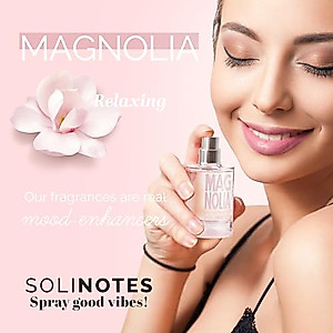 SOLINOTES Magnolia Perfume for Women - Eau De Parfum | Delicate Floral and Soothing Scent - Made in France - Vegan - 1.7 fl.oz
