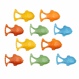 Little Tikes Cast & Count Multicolored Fishing Set Game Toy for Preschool Kids