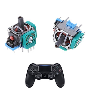 ucky Do 2pcs 3D Analog Joystick Axis Sensor Module Potentiometer for PS4 Xbox one Controller