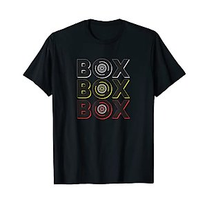 Formula Racing Car Radio Call T-Shirt: Classic Fit, Round Neck, Checkered, Short Sleeve, Adults