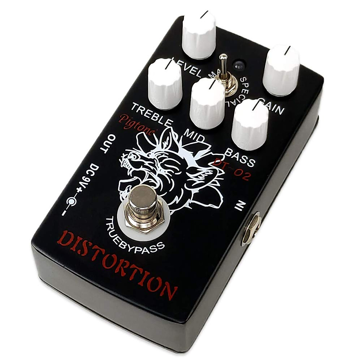 pigtone PP-30 Guitar Effect Pedal Distortion Analog DC 9V True Bypass