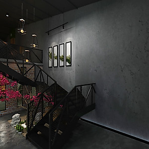 3yecao 31"×591" Darker Grey Black Wide Concrete Wallpaper Peel and Stick Extra Thick 3D Dark Gray Faux Contact Paper Textured Stained Vinyl Wrap Matte Wall Sticker for Walls Bedroom Basement Bathroom